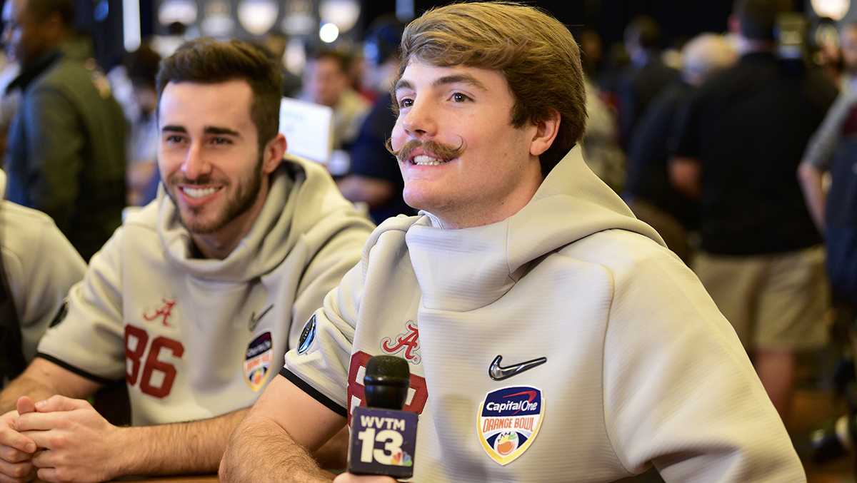 Alabama receiver John Parker is trying to "bring the mustache back"