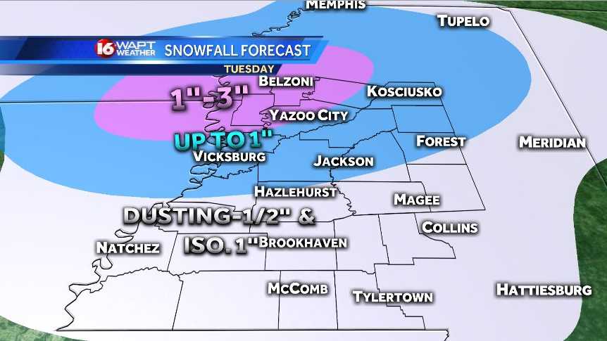 Dangerous cold, snow in forecast for Tuesday