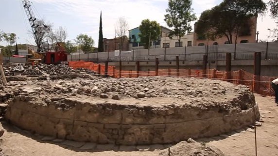 Circular temple to god of wind uncovered in Mexico City