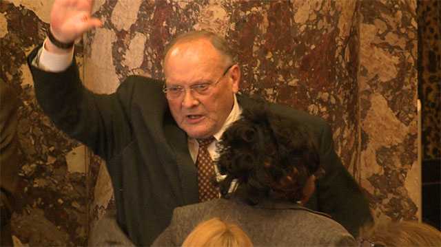 Colleague says Sen. Burton improving after having a stroke