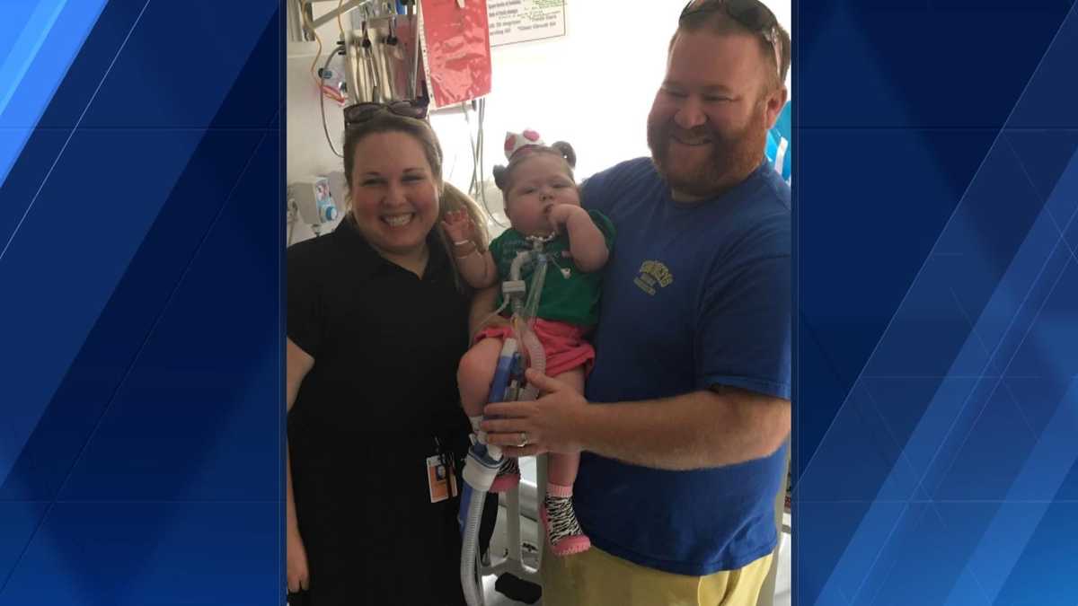 Baby Tessa, 1, finally goes home after successful heart transplant