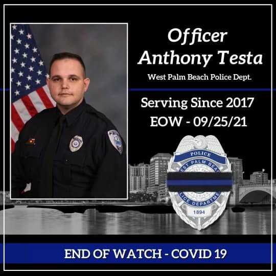 West Palm Beach: Police officer dies of COVID-19 complications