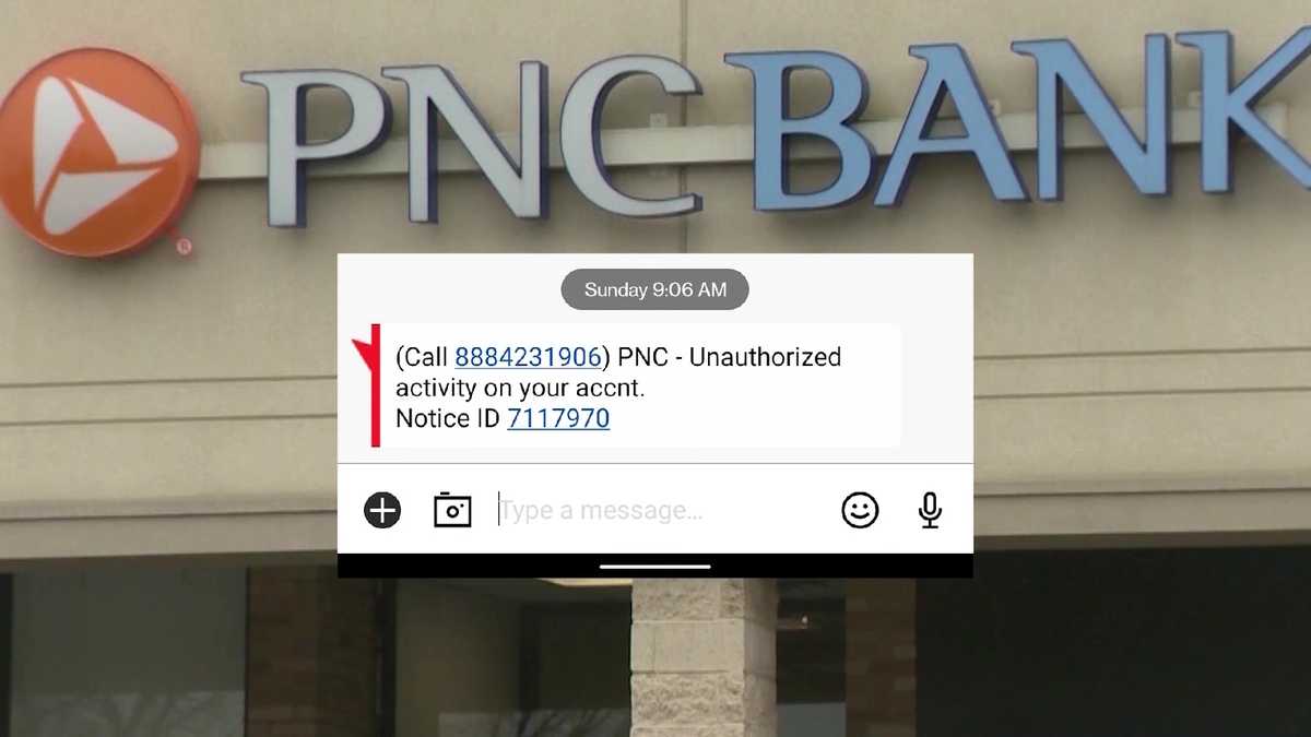 Text scams targeting bank customers