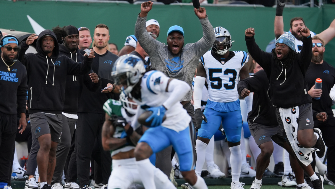 Horn’s 2 INTs, Legette’s TD lift Panthers past winless Jets 13–6, but ...
