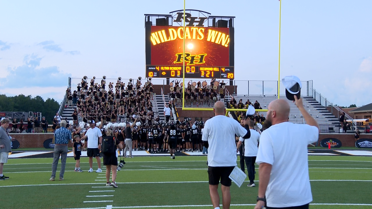 Richmond Hill Opens New Stadium With 21-0 Win Over Glynn Academy
