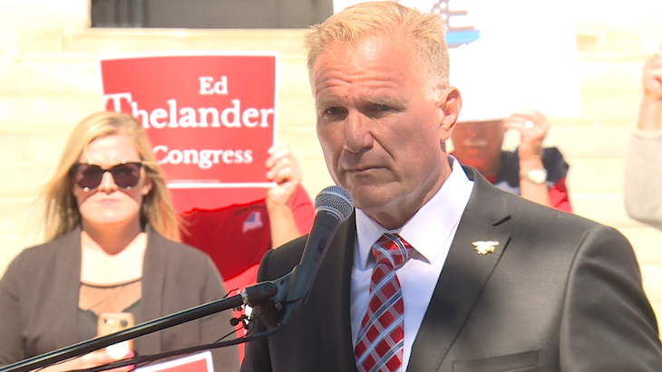 Republican Ed Thelander draws distinctions with Democratic Rep. Chellie ...