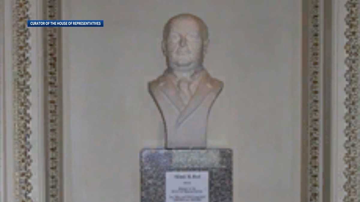 Bust of former US Speaker from Maine was damaged in the Capitol riot