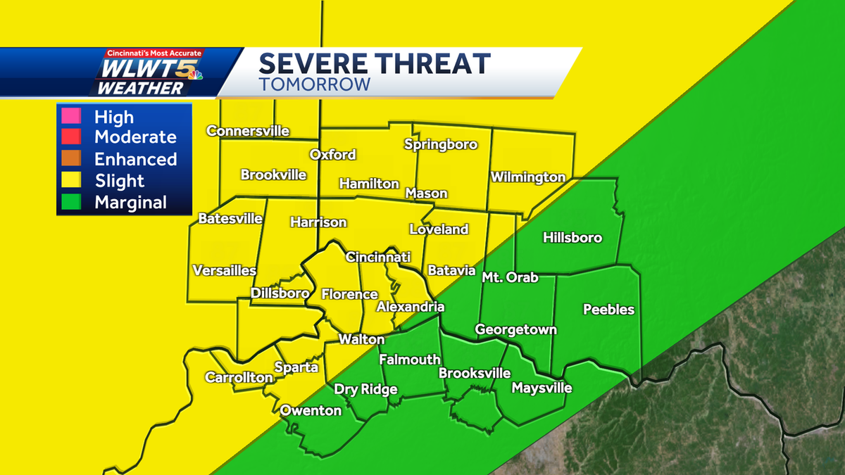 Thunderstorms return to Greater Cincinnati this weekend