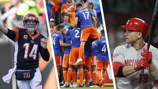 Cincinnati's 3 pro sports teams will play at same time