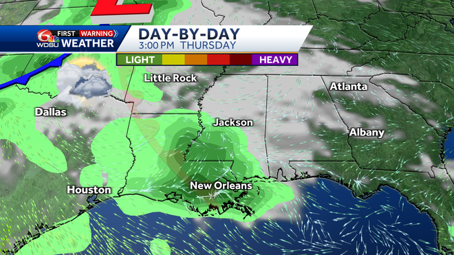 New Orleans weather forecast Memorial Day weekend forecast temps