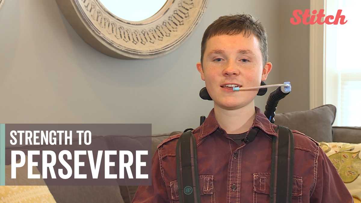 Limitless: Young man with muscular dystrophy shows courage in the face ...