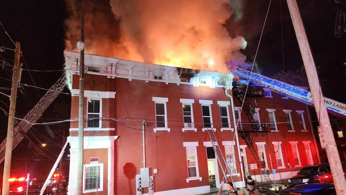 CFD: 12 displaced after two-alarm fire engulfs Camp Washington ...