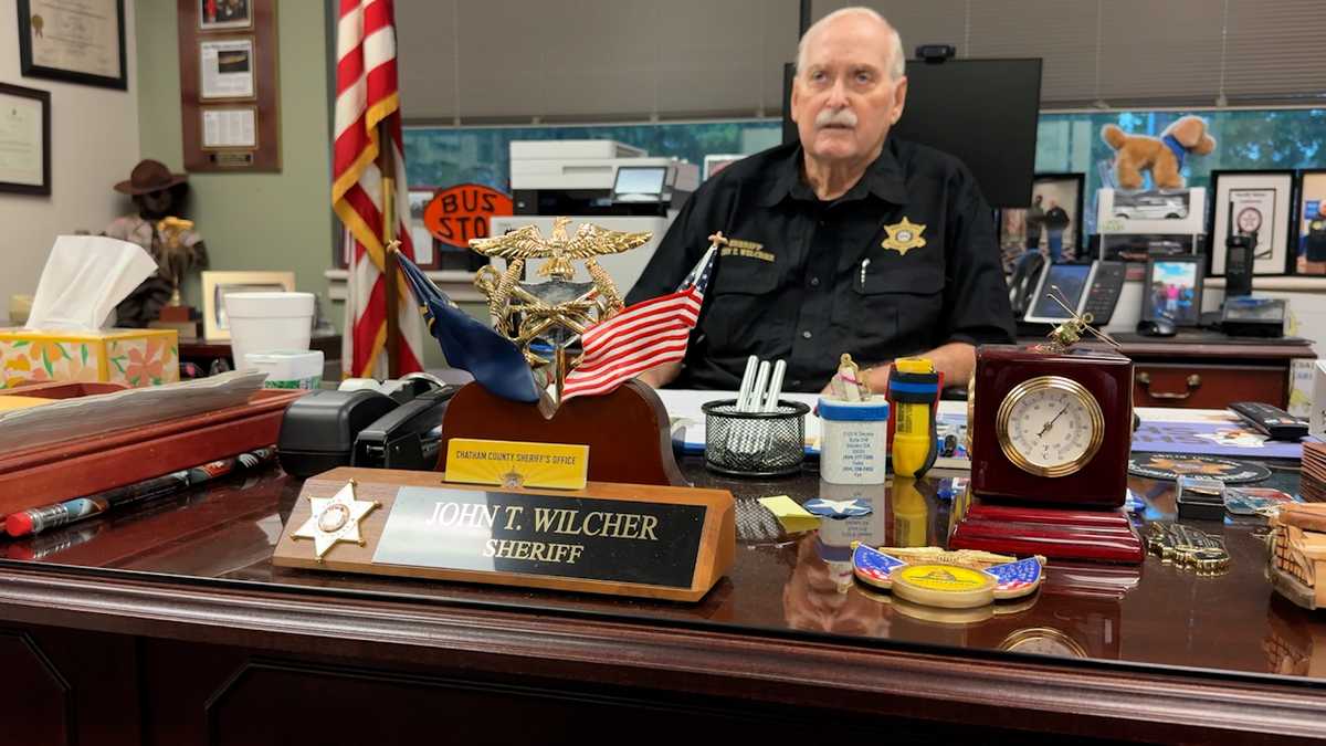 Chatham County sheriff speaks after losing election