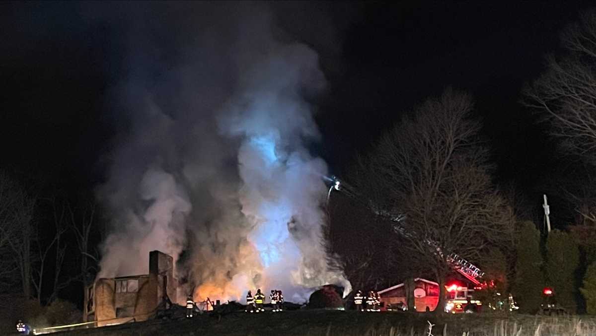Home destroyed by fire in Westmoreland County