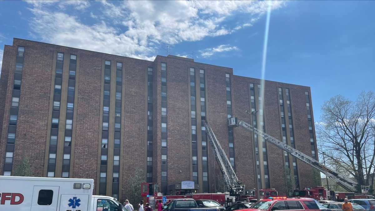 Kansas City fire crews evacuate residents at Gabriel Tower