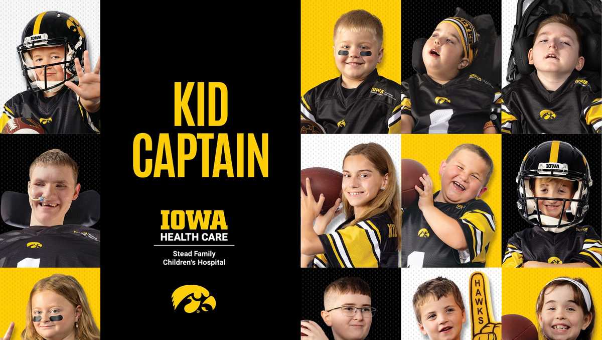 Iowa football, UIHC continue beloved 'Kid Captain' tradition