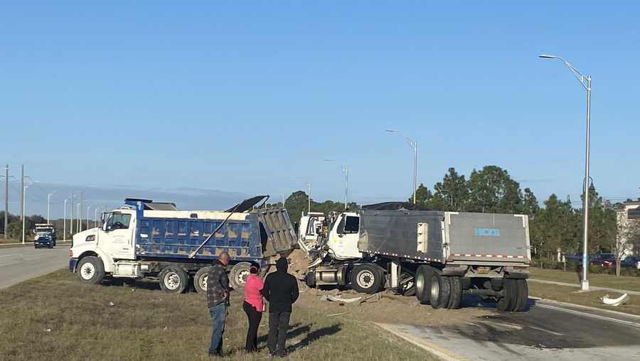Truck driver hospitalized after crash along SR-82 in Lehigh Acres