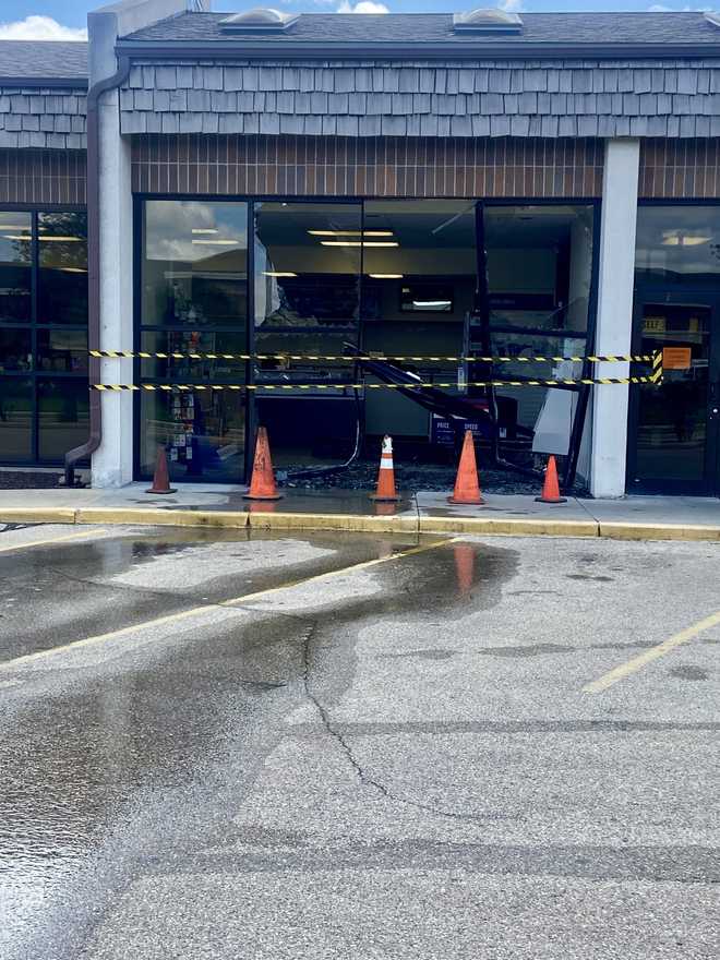 Car crashes into Brookfield post office