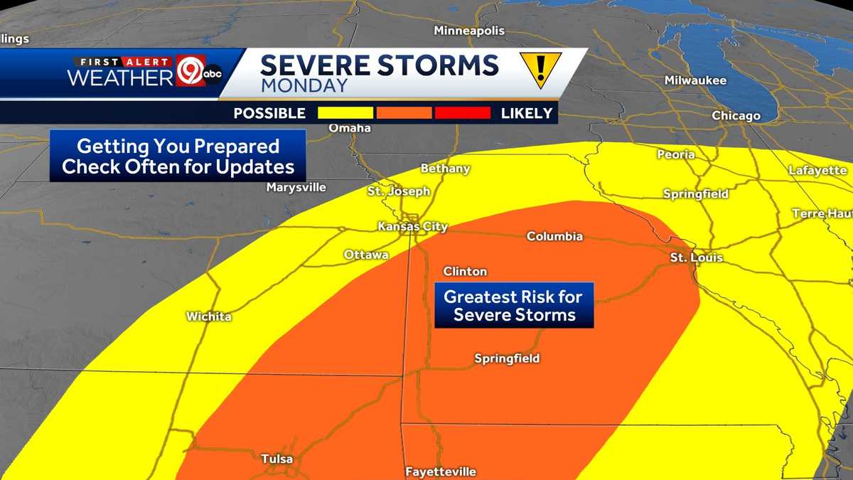 Weather Blog: Chance of rain for Easter, severe weather possible on Monday