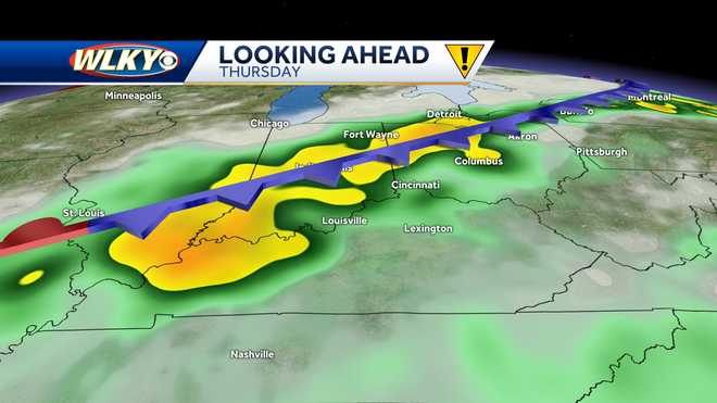 Louisville weather planner: Turning hotter, more humid with some ...