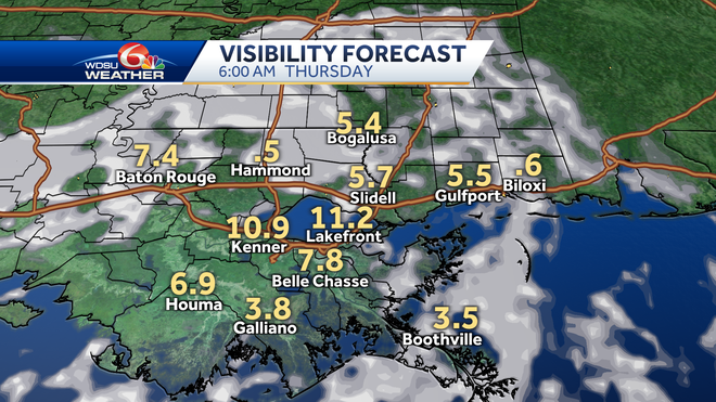 New Orleans Thursday forecast weekend weather