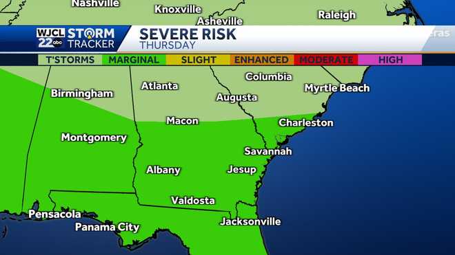 Savannah: Tracking thunderstorms