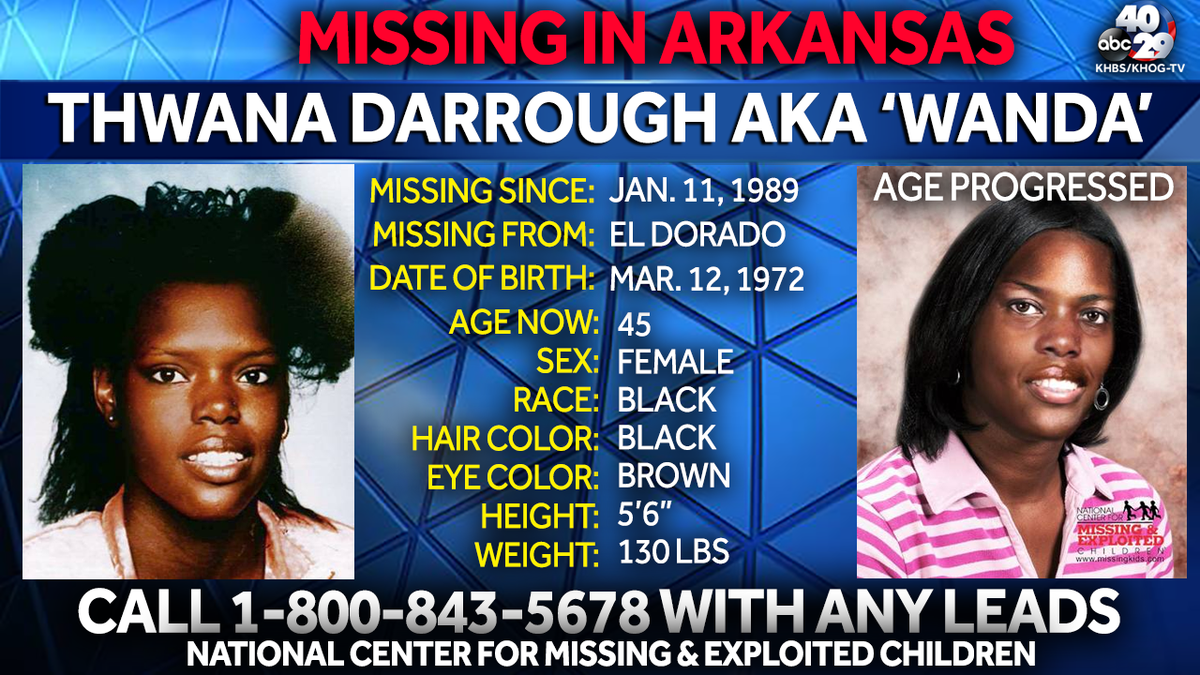 Missing in Arkansas