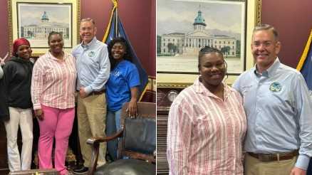 SC woman recently granted parole spends Thanksgiving with family