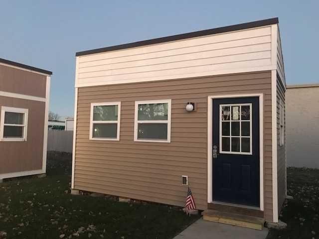 Homeless Veterans Move Into Tiny Homes