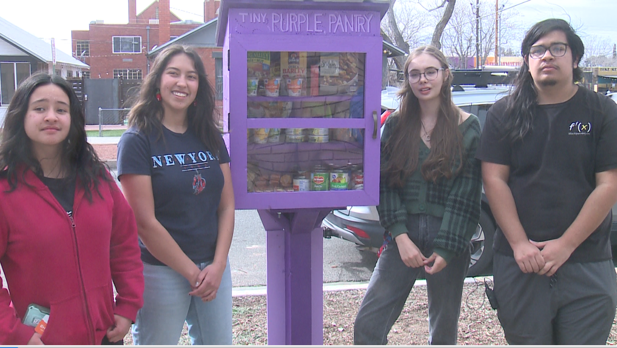 'Tiny Purple Pantry' installed at Peace and Justice Center