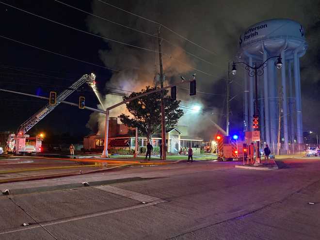 Jefferson Parish Fire Department investigating fire at Ground Pat'i