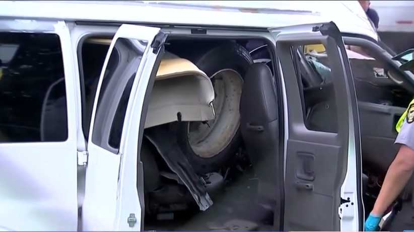 OSP: 2 killed after tires fall off semi, crash through van's windshield ...