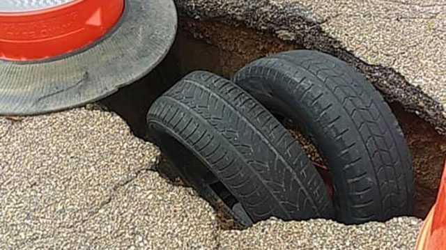 Potholes are among us, taking toll on cars