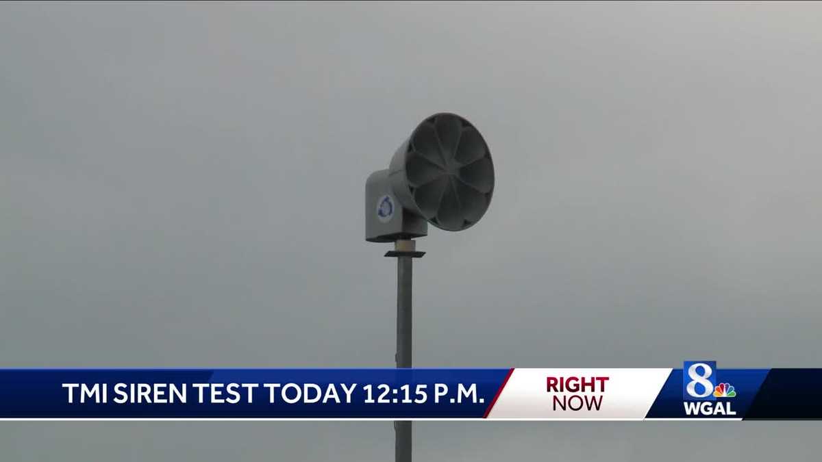 TMI to test emergency sirens