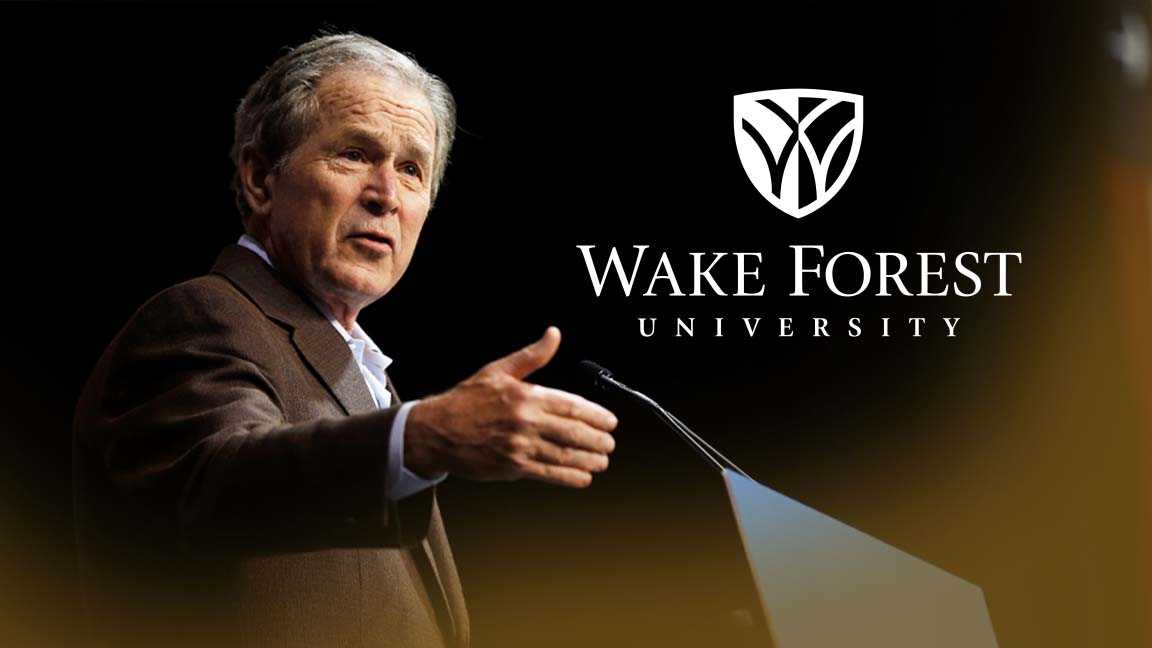 George W. Bush visits Winston-Salem for Face to Face forum