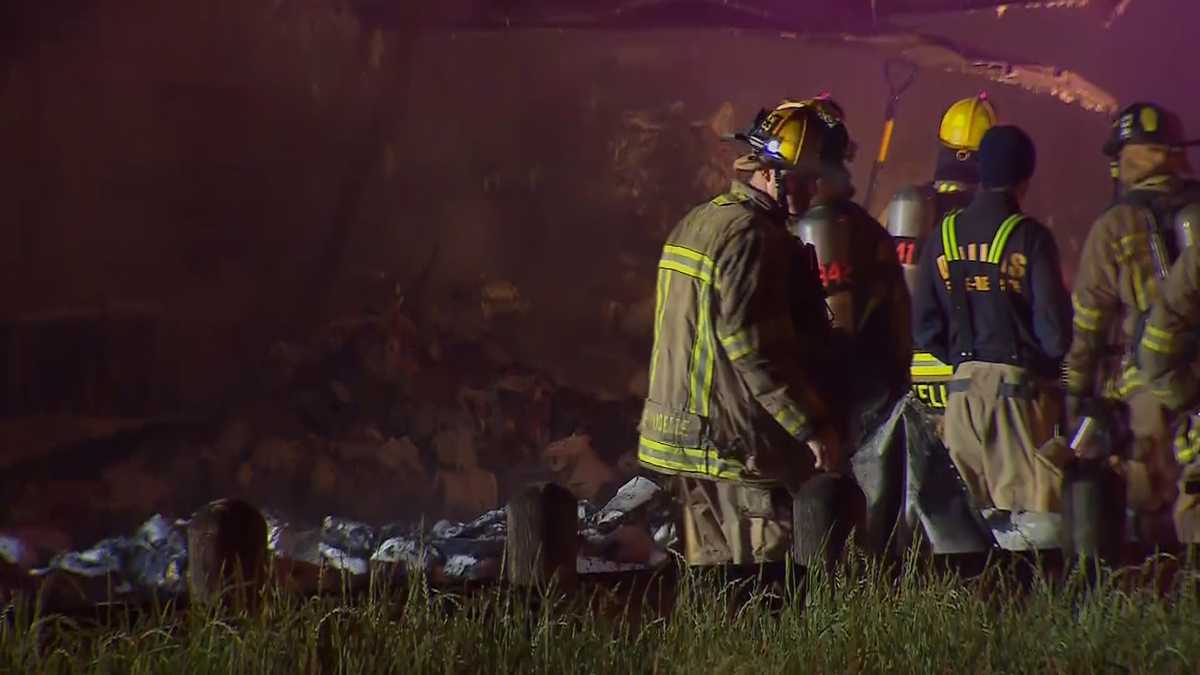 Toilet paper spills onto Texas highway after truck catches fire