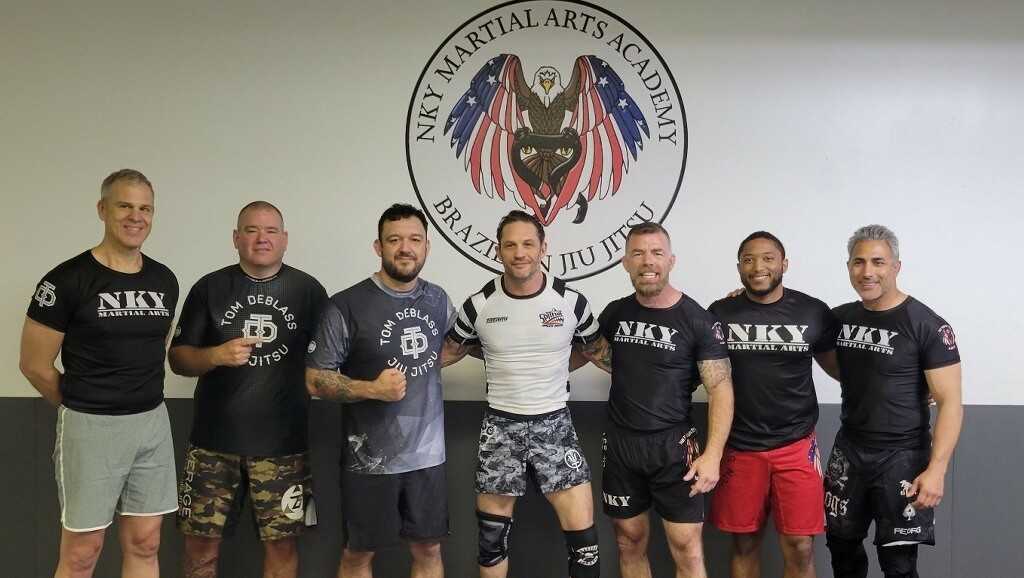 Actor Tom Hardy has been filming a movie in Cincinnati and training Jiu ...