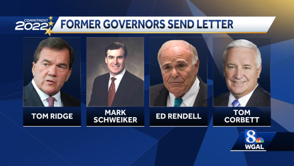 Former Pa. governors urge candidates to accept election results