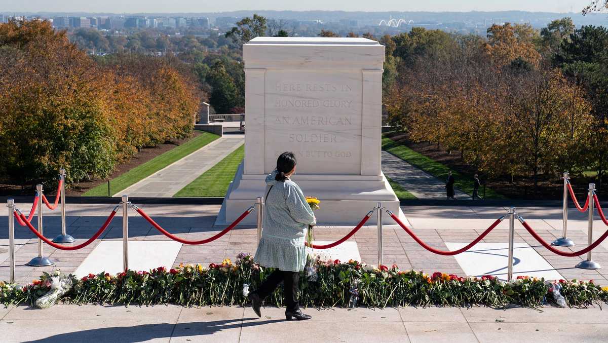 Public Allowed To Lay Flowers At The Tomb Of The Unknown Soldier For First Time In Nearly 100 Years public-allowed-to-lay-flowers-at-the-tomb-of-the-unknown-soldier-for-first-time-in-nearly-100-years