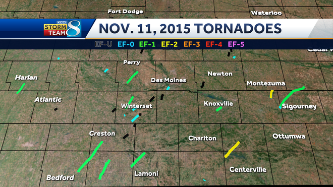 KCCI archives: Iowa's biggest tornado outbreak happened Nov. 11, 2015
