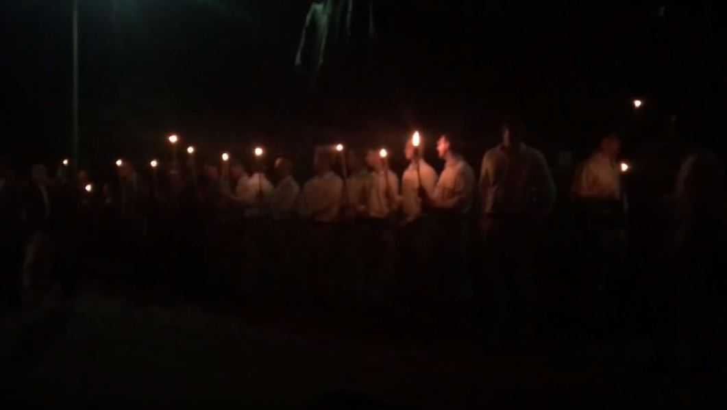 Charlottesville mayor slams 'despicable visit' after another torch-lit ...