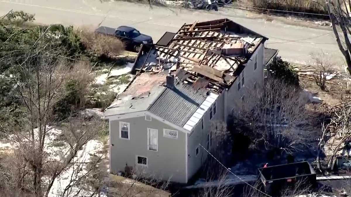Rare tornado leaves trail of damage through Conway