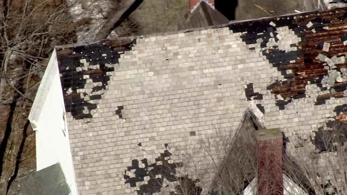 Rare tornado leaves trail of damage through Conway