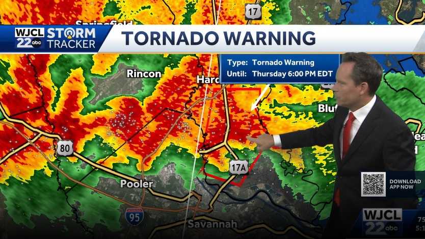 NWS confirms tornado at Savannah National Wildlife Refuge