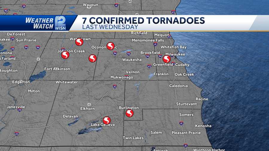 National Weather Service confirms 3 more tornadoes from last Wednesday