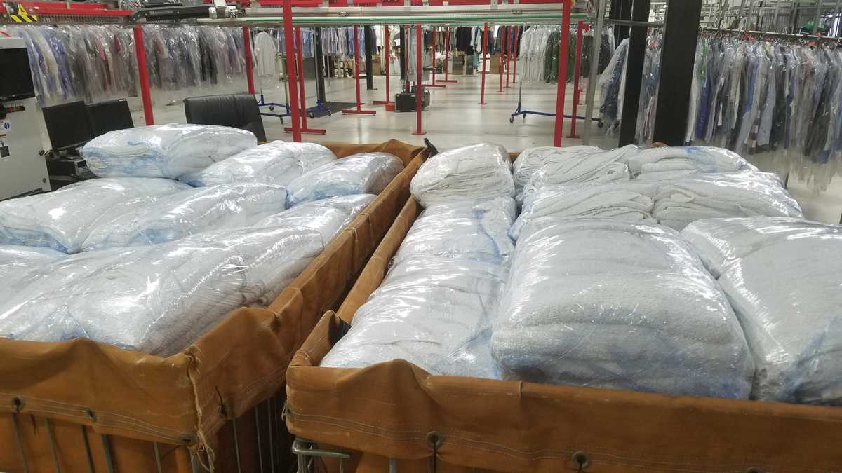 Manchester dry cleaner collects towels for hurricane victims