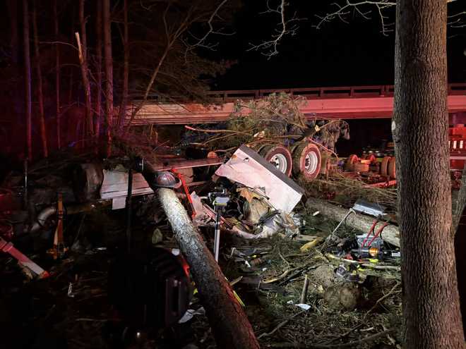 One airlifted after crash on I-85 North near GA-SC state line