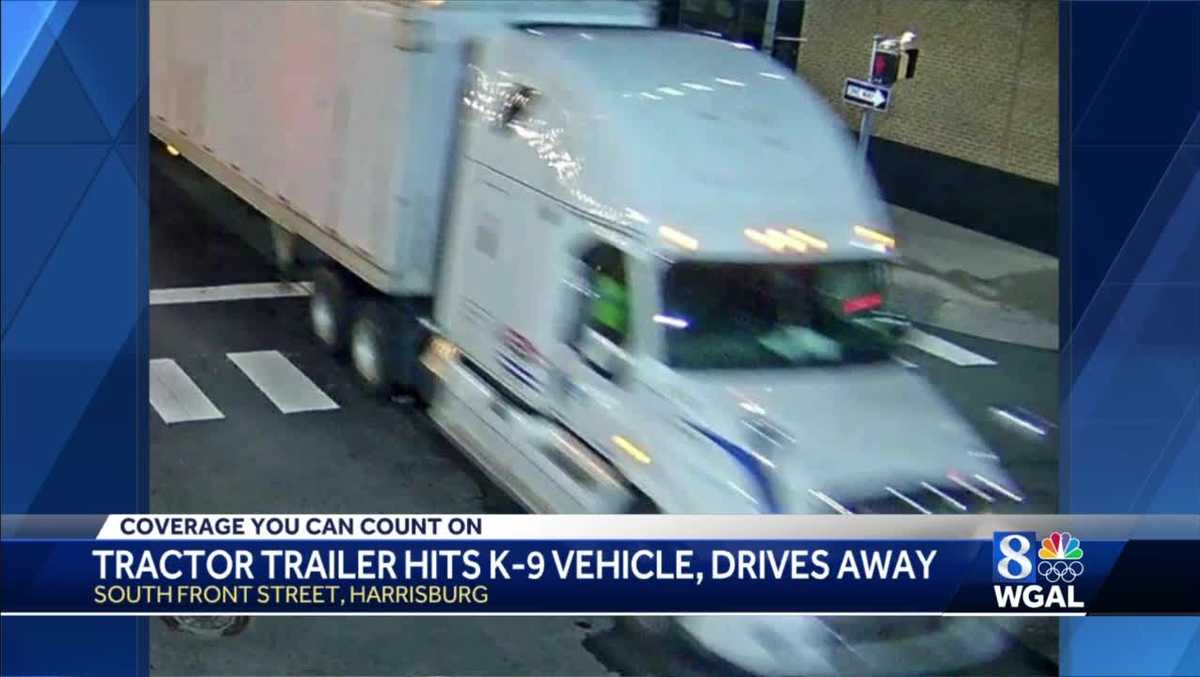 Semi Hit Police Car And Fled The Scene In Harrisburg Police Say
