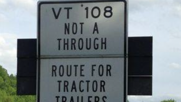 The Notch Road Closed After Tractor Trailer Gets Stuck