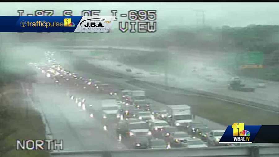 All lanes along SB I-97 in Anne Arundel County reopened